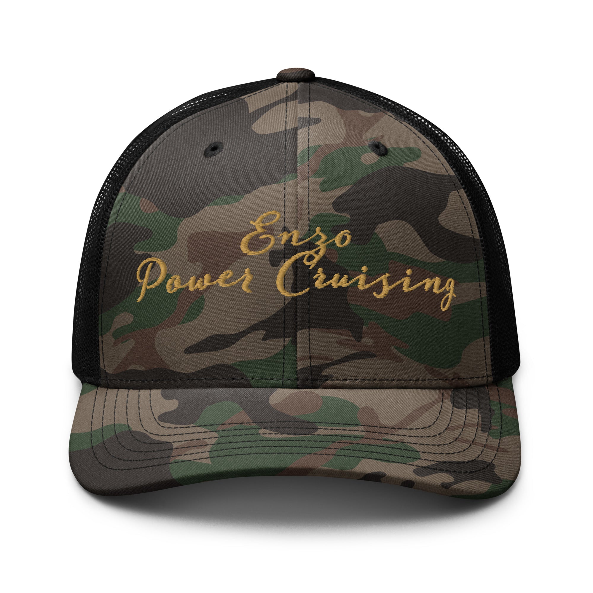 Enzo Power Cruising Camouflage trucker hat – Greatlife Merchandise
